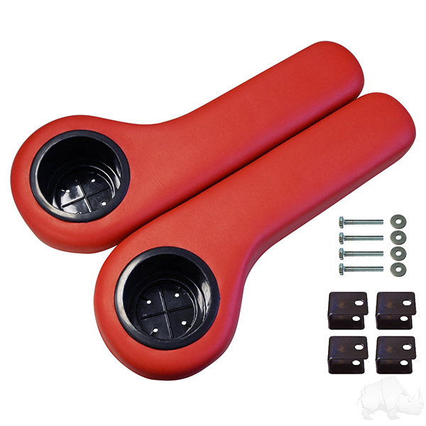 Buy Arm Rests for Golf Car Rear (Flip) Seat Kit with Cup Holders ...